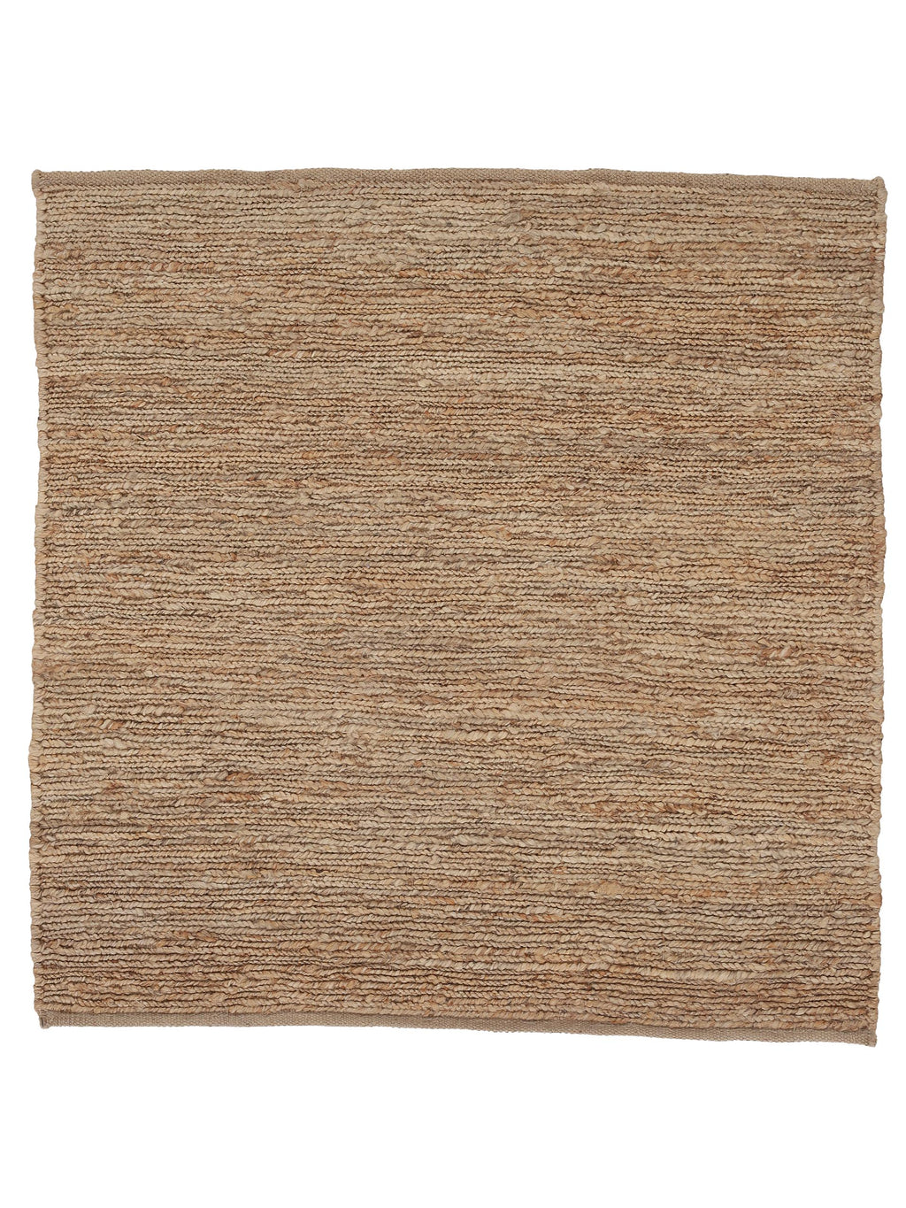 Juteteppich Nala Quadratisch Beige - Handgewebt & aus Sisal/Jute