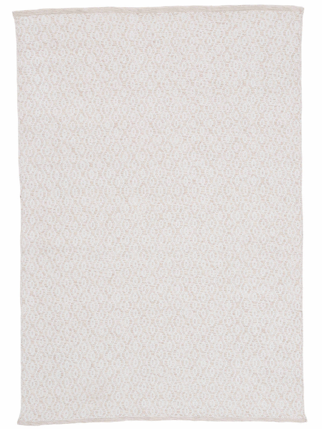 In- & Outdoor Teppich aus recyceltem Material Creme - Handgewebt & aus ...
