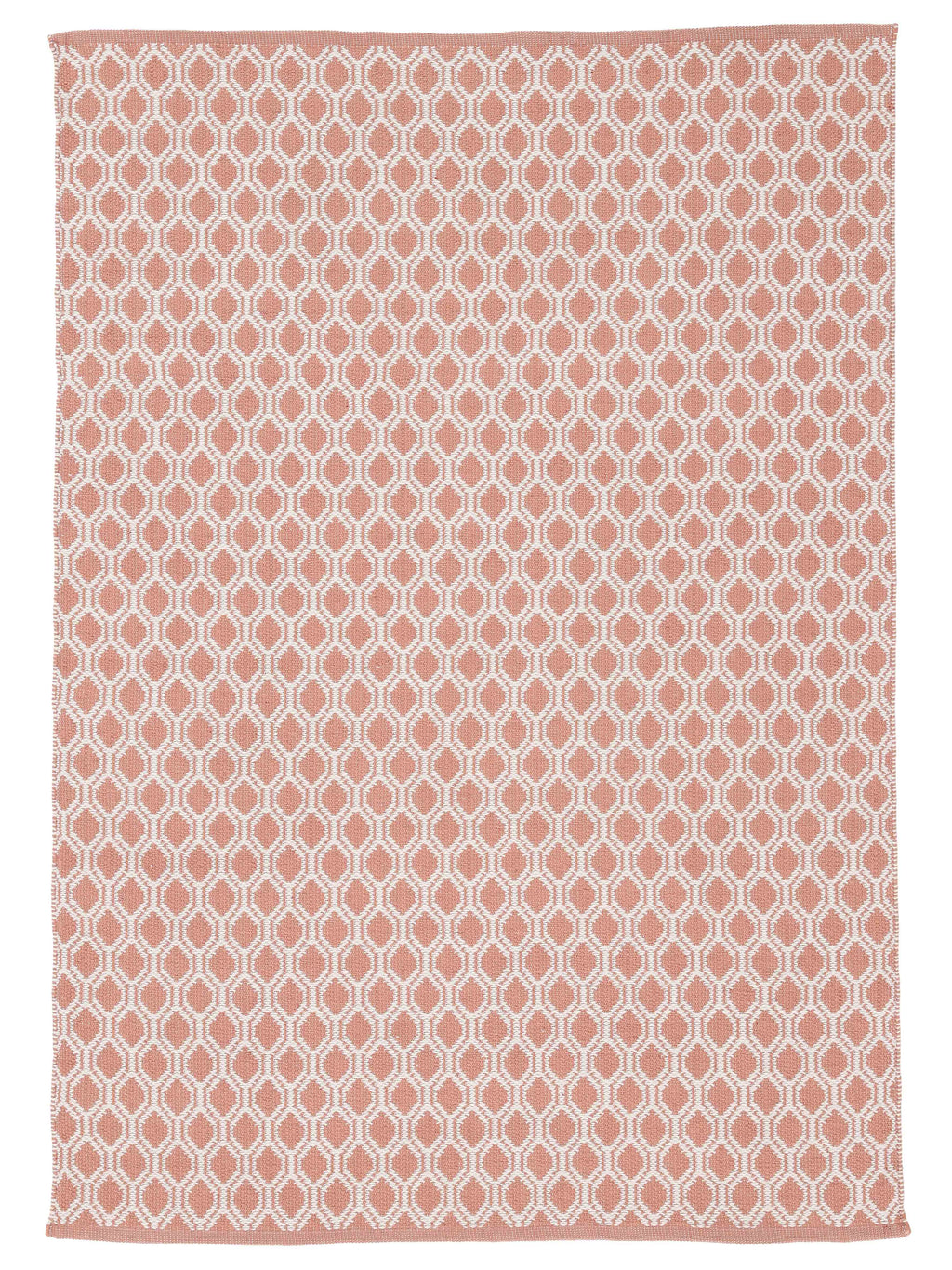 In- & Outdoor Teppich aus recyceltem Material Peach - Handgewebt & aus ...