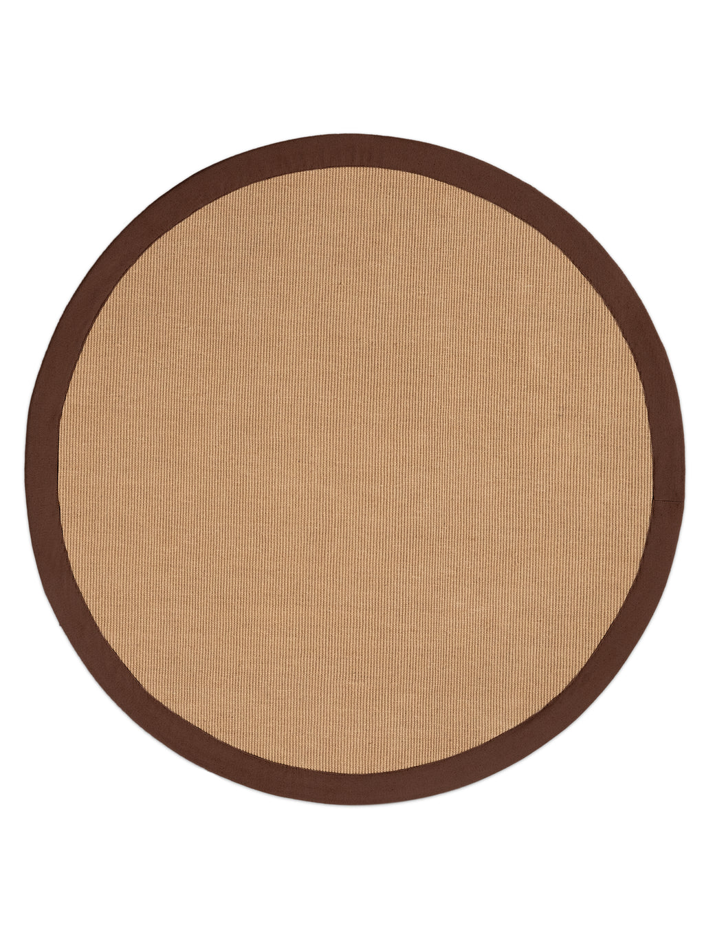 Sisalteppich Rund Braun - Handgewebt & aus Sisal/Jute