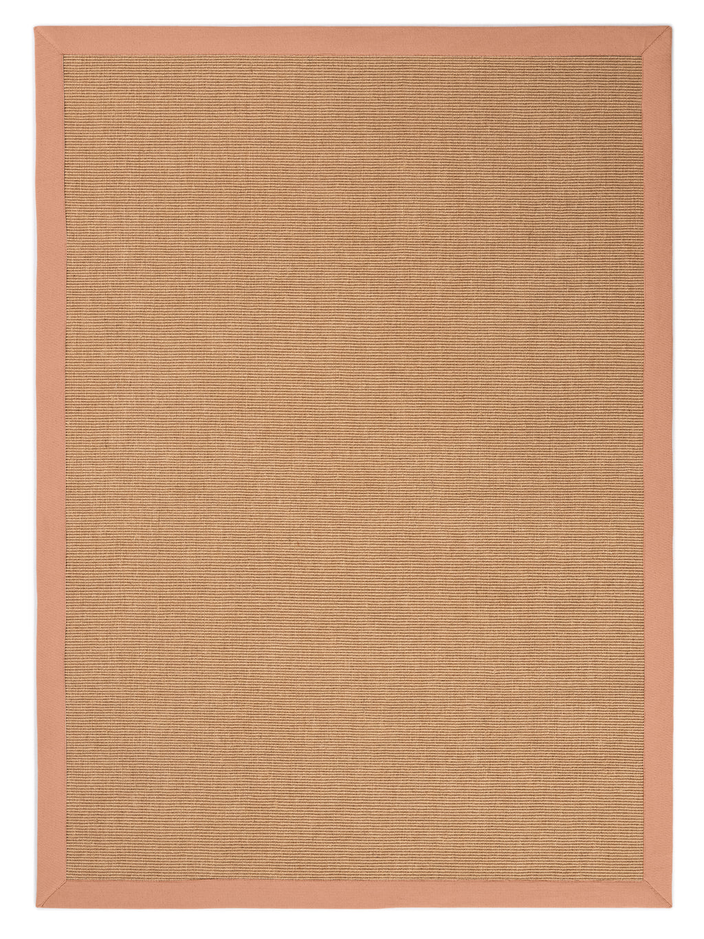 Sisalteppich Pfirsich - Handgewebt & aus Sisal/Jute